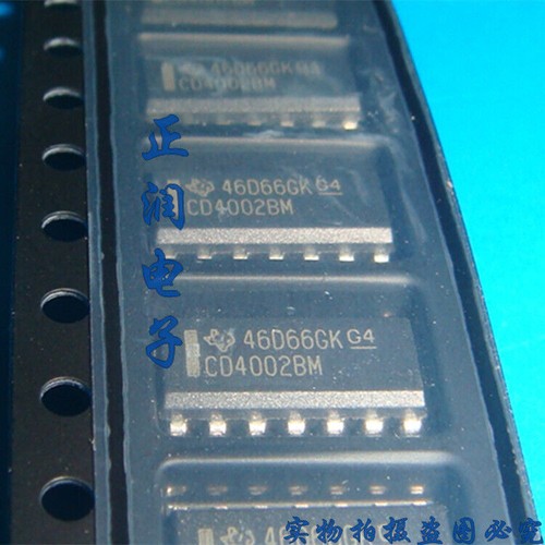 10pcs CD4002BM96 IC DUAL 4IN NOR GATE 14-SOIC CD4002 4002 CD4002B 4002B ...