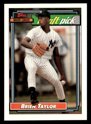 Brien Taylor 1992 Topps Draft Pick Rookie Card #6 New York Yankees | eBay