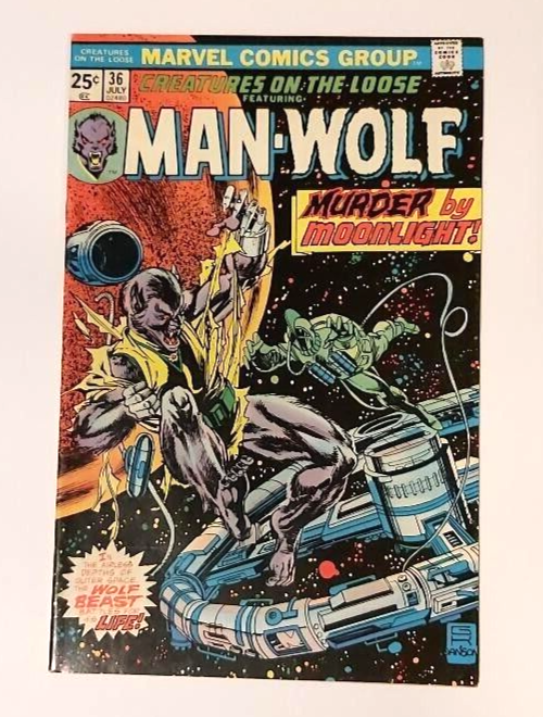 Creatures On the Loose 33 - 37 / Man-Wolf / Marvel Bronze 1975 / Higher ...