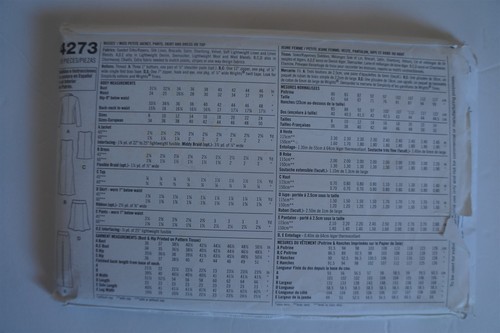 2006 Simplicity Sewing Pattern 4273 Womens Jacket Pants Skirt Dress Top ...