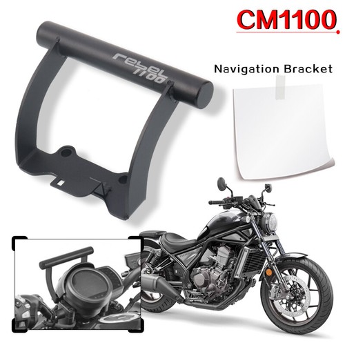 Windshied Mount Navigation Bracket GPS phone Holder For HONDA Rebel ...