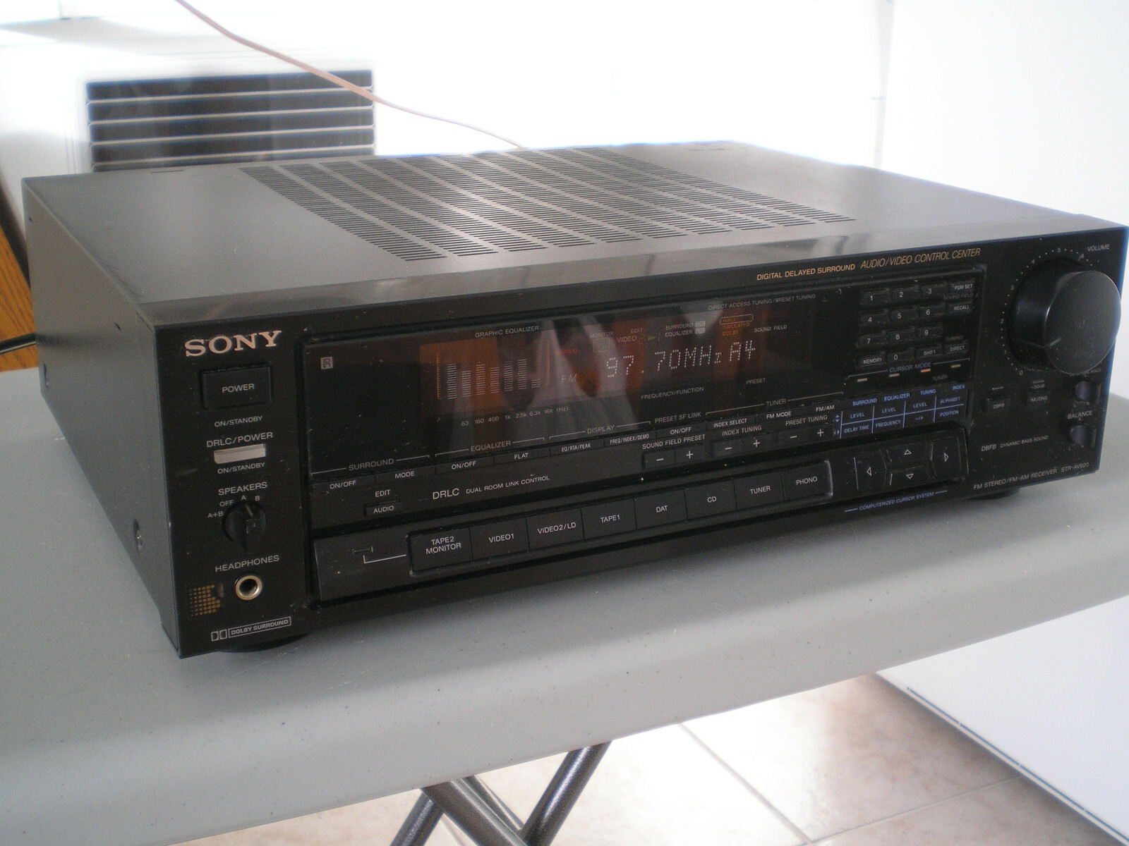 Sony STR-AV920 AM/FM AV stereo receiver, phono input, very clean | eBay