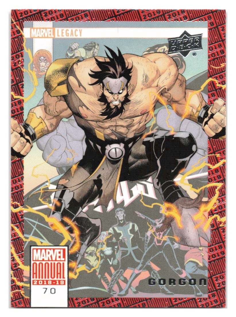 Gorgon 70 Marvel Annual 2018-19 Upper Deck Trading Card | eBay