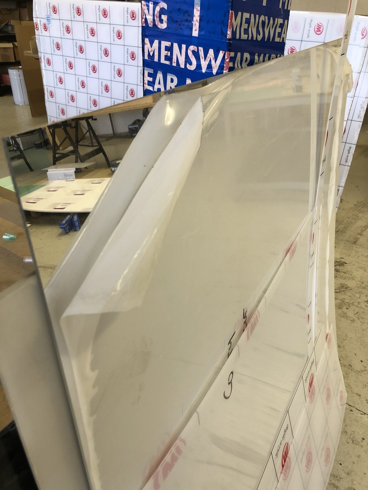 Silver Mirror Acrylic Sheet 3mm Perspex Plastic Safety Mirror Safety ...