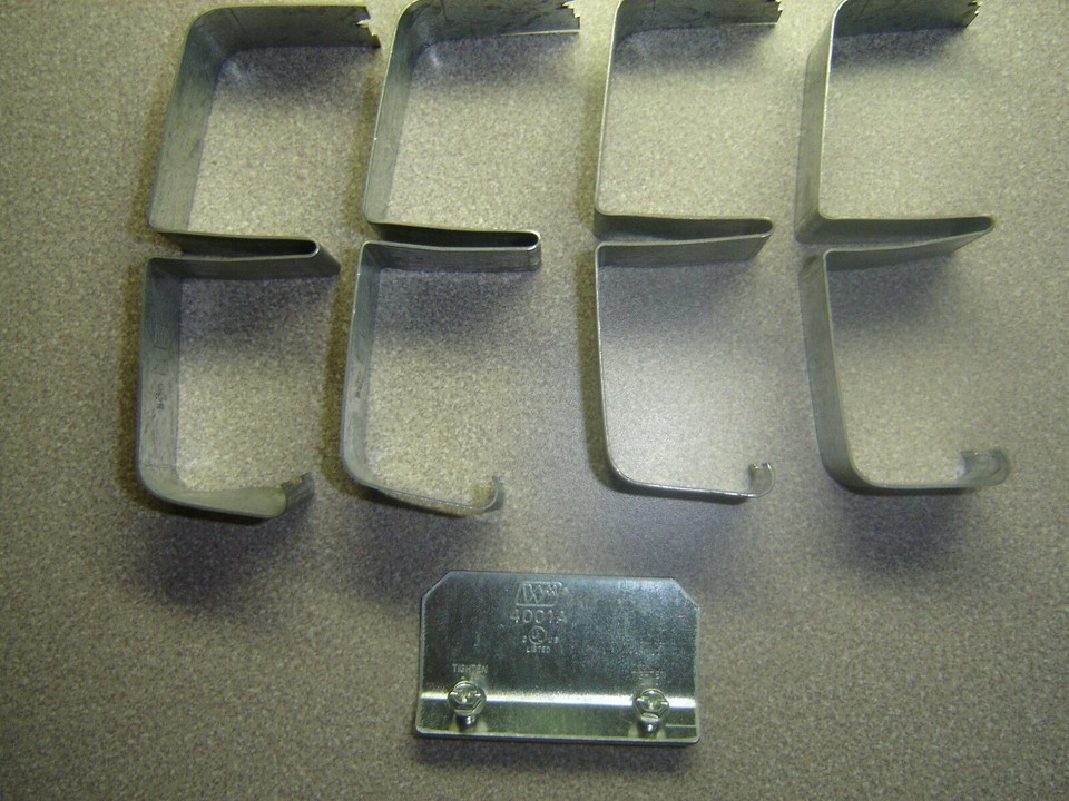 Lots, Four Wiremold 4001DA Divider Clips & a 4001A Coupling 4000 Series ...