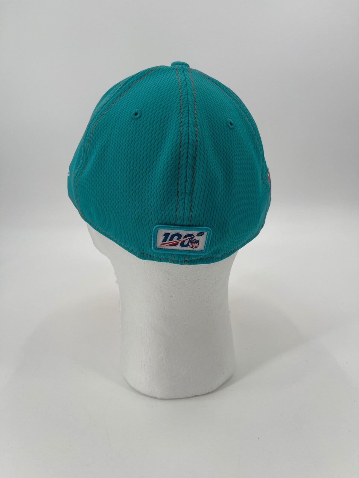 MIAMI DOLPHINS NEW ERA TEAM ISSUE LOGO AQUA FLAT BRIM HAT W/1966 PATCH ...