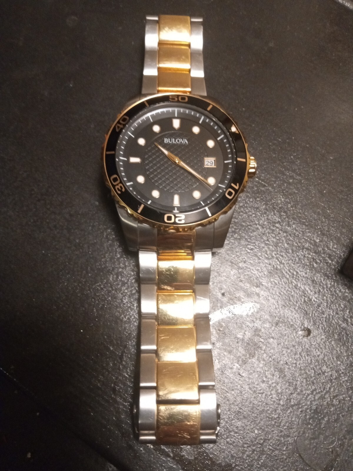 Bulova Classic 44mm Gold-Tone Stainless Steel Case and Bracelet Men's ...