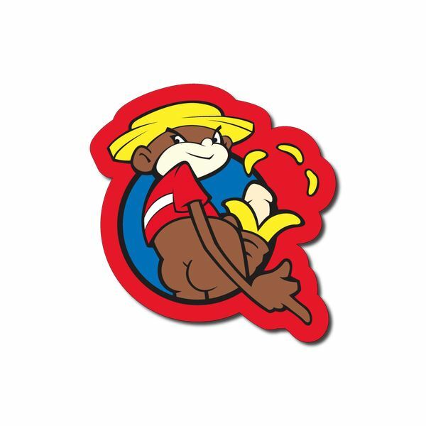 Johnny Chimpo Sticker / Decal - Super Troopers Cartoon Car Laptop ...