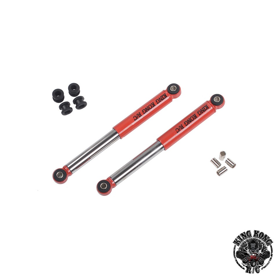 Off-Road Metal Scale Shocks 90mm Red for 1/10 1/12 RC Car Crawler ...