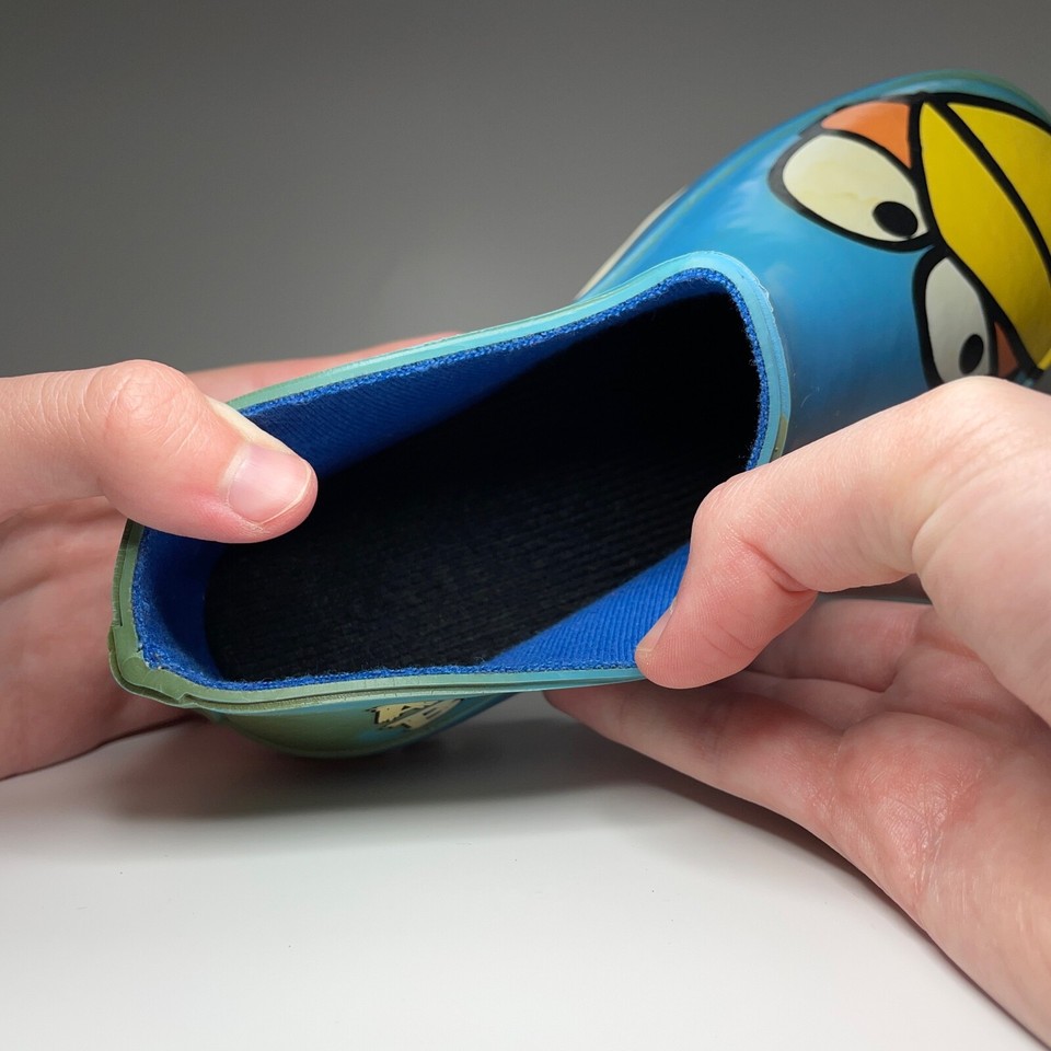 SAMPLE Angry Birds Blue Bird 2D Rubber Shoe | 2010 Size 10 ~8" CWT ...