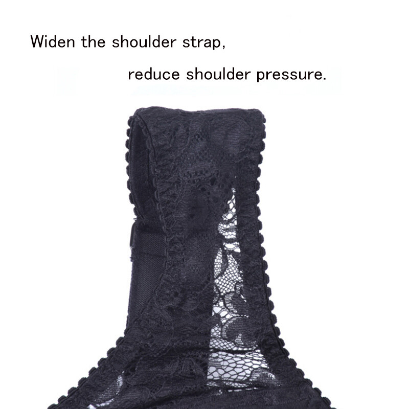 34-56A-H Plus Size Bra Full Coverage Non Wired Wide Strap Soft Cup ...