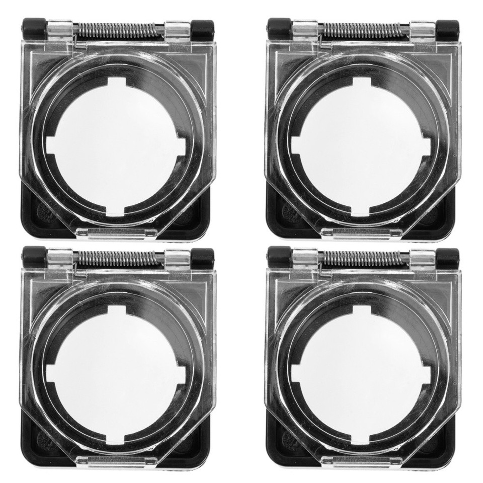4 Pcs Anti-touch Button Cover Gaurd Child Push Guard Switch Impact ...