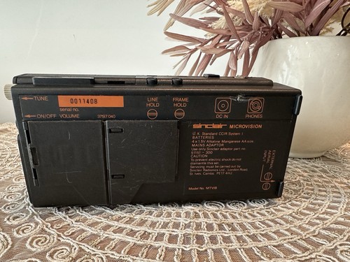 SINCLAIR MICROVISION MTV1B MICRO MINI TV very good condition full ...