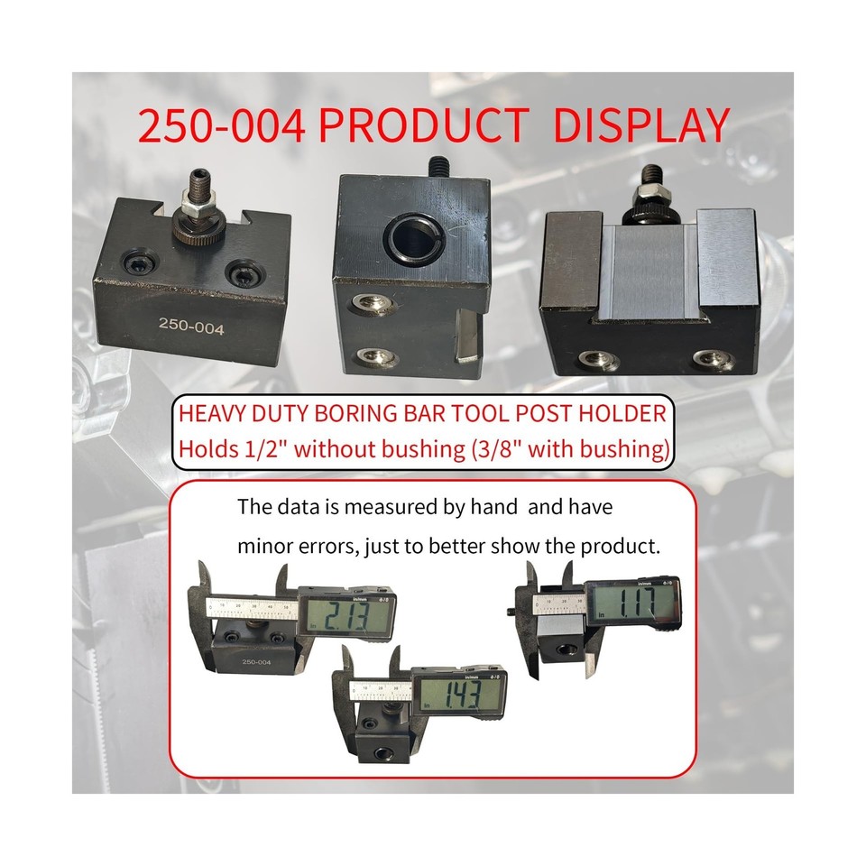 OXA Wedge Type Quick Change Tool Post Set, OXA Tool Holder Set, 6"-9 ...