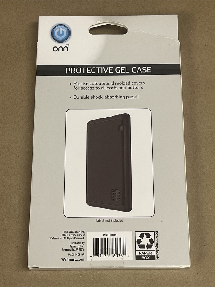 ONN Protective Gel Case 7" For RCA Voyager III Tablet (Black) | eBay