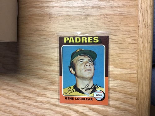 1975 Topps Baseball Gene Locklear San Diego Padres Card #13 | eBay