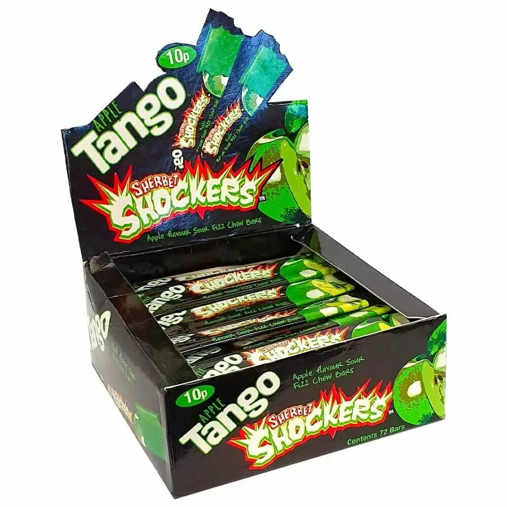 Tango Apple Shockers Sour Fizz Chew Bars 72x10g (PM) | eBay UK