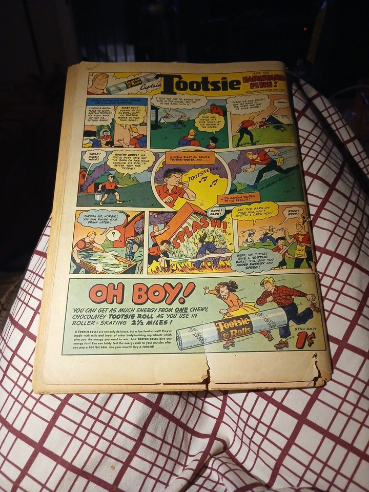 Military Comics #41 August 1945 Ww2 Era book-Chop-Chop! Blackhawk Choo ...