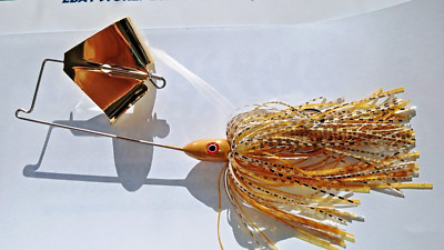 NEW! PURCHASE 2 BASS BOSS BAIT COMPANY 1/2 OZ GOLDEN SHINER BUZZ BAITS ...