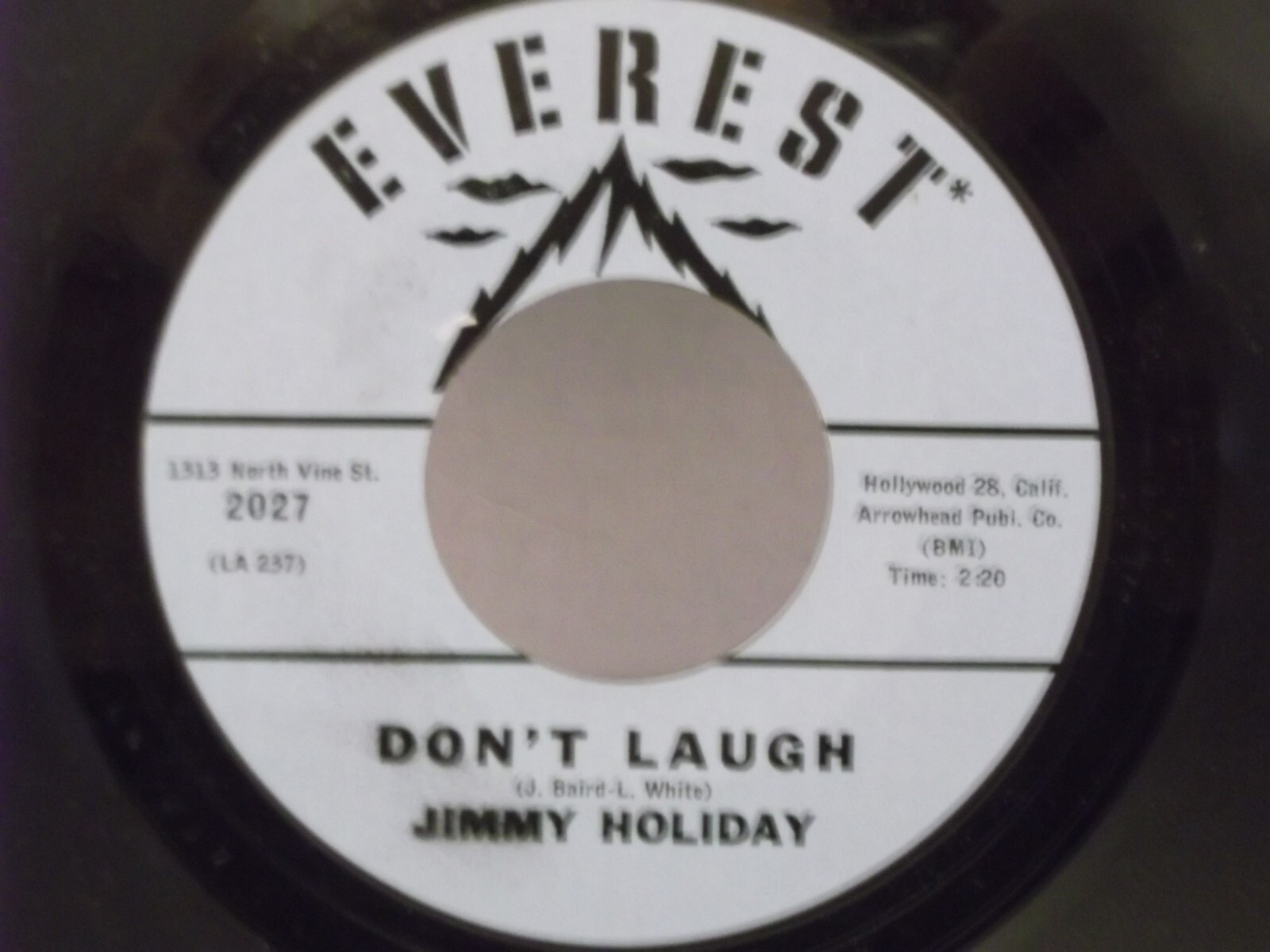 Jimmy Holiday,Everest 2027,"Poor Boy",US,7" 45,1966 Northern Soul, RARE ...