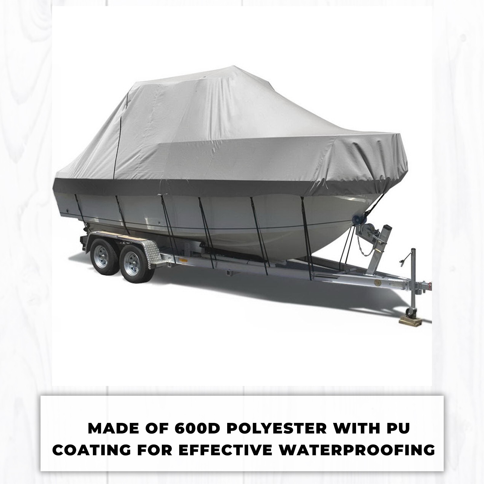 Premium 19-21ft 5-6m Heavy Duty Marine Grade 600D Trailerable Jumbo ...