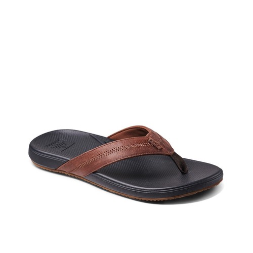 REEF MENS CUSHION PHANTOM 2.0 FLIP FLOPS.BROWN BLACK ARCH SUPPORT ...
