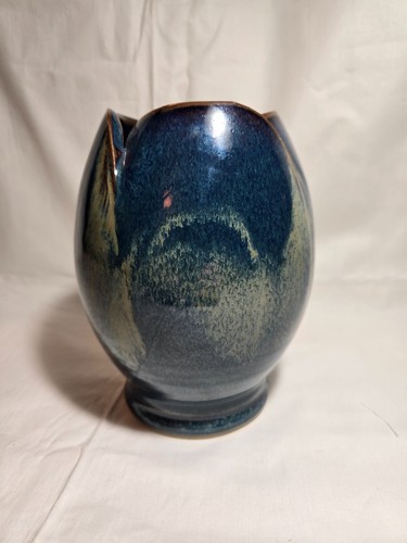 Vintage Russel Spillmann Studio Pottery Vase with Cut & Fold Rim | eBay