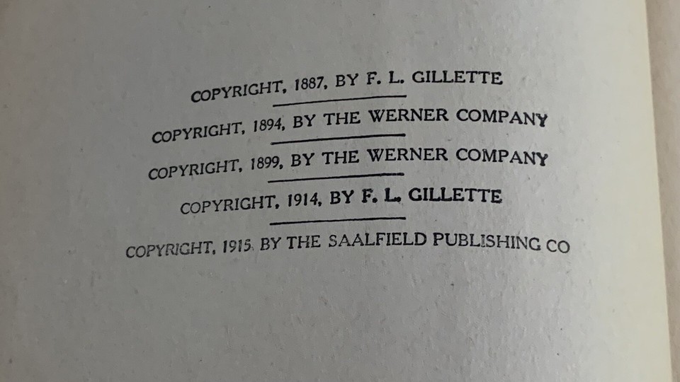 White House Cook Book 1922 Rare Old Recipes Ziemann Gillett Saalfield ...