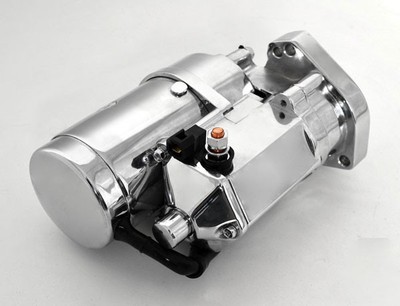 2.0 KW STARTER CHROME HARLEY CUSTOM RIGID CHOPPER SOFTAIL BOBBER BAGGER ...