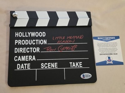 Ron Clements Signed Auto Movie Clapboard The Little Mermaid Director ...