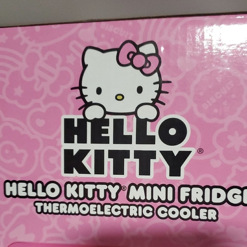 Hello Kitty Pink Mini Fridge with Bow Design | eBay