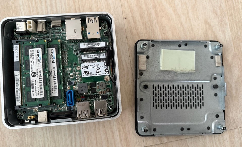 Intel NUC i3-4010U, 8GB RAM, D34010WYK, No Hard Drive, No OS | eBay