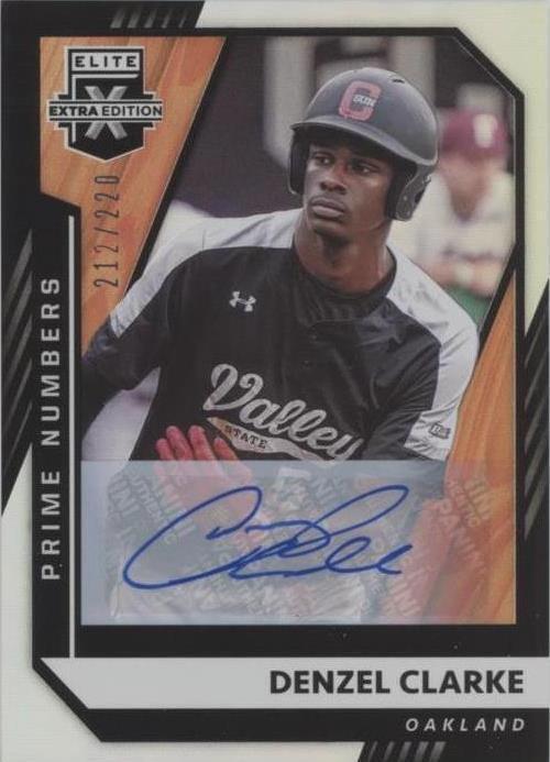 2021 Panini Elite Extra Edition - Denzel Clarke #127 Prime Numbers a ...