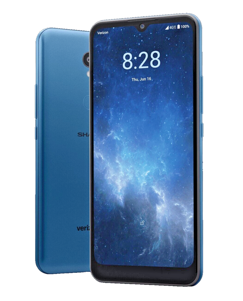 @ Verizon Prepaid Sharp Rouvo V 6.5"HD+/32GB/3GB RAM/8MP Turquoise ...