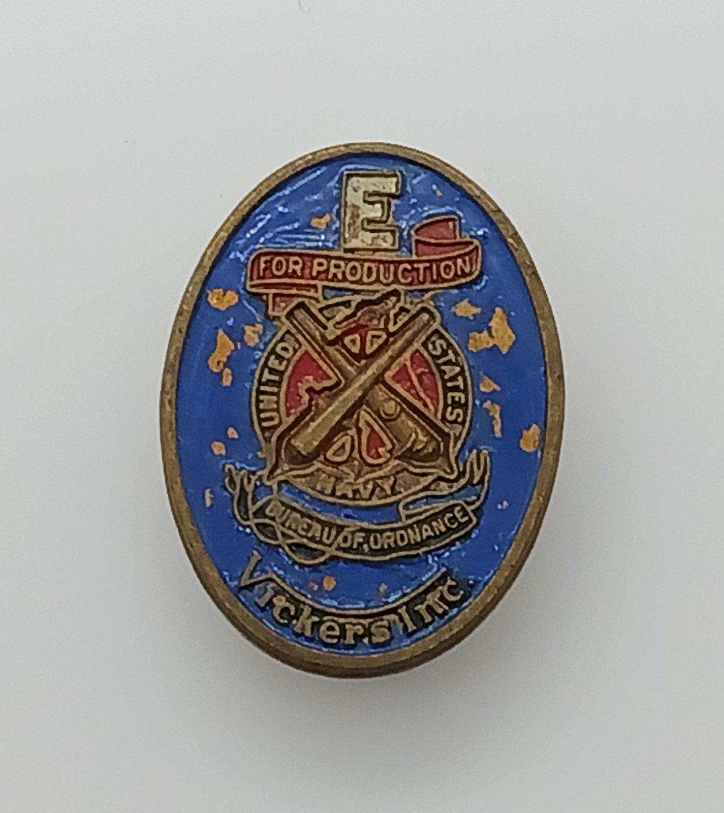 US Navy Bureau of Ordnance Pin for Production Vickers Inc | eBay