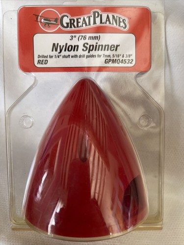 Great Planes Nylon Spinner 3" 76mm GPMQ 4532 percé pour modèle d'avion ...
