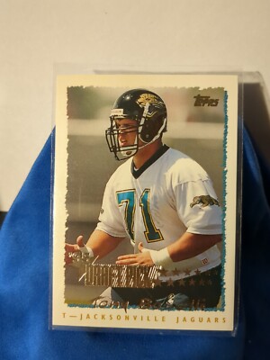 1995 Topps Football💥Tony Boselli💥Gold Foil Rookie RC Card #222 Jax ...