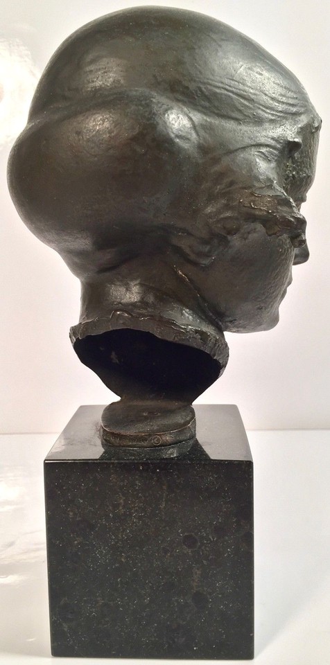 Listed Artist Carl Paul Jennewein (1890-1978) Signed Bronze "Head Of A ...