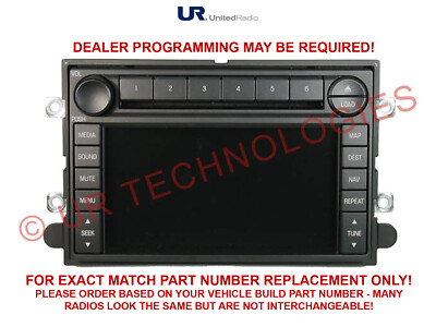 7L3T18K931BF FORD AM/FM 6-CD NAVIGATION 7L3T-18K931-BF MARK LT F150 | eBay