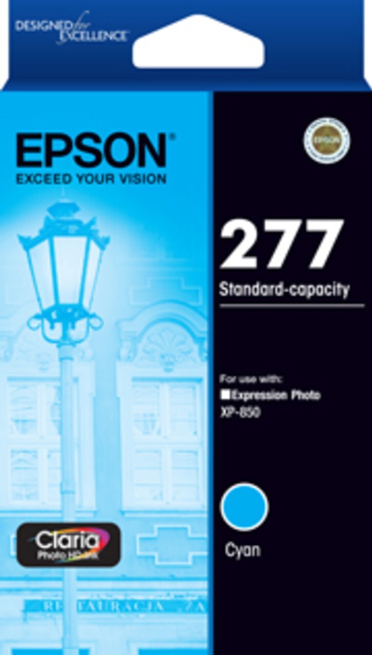 Epson Genuine 277 Cyan Ink Cartridge C13T277292 | eBay
