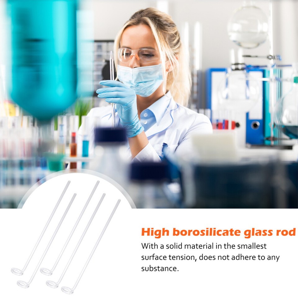 Glass Stirring Rod Chemistry Kitchen Stir Rod Beaker Stirring Rod | eBay