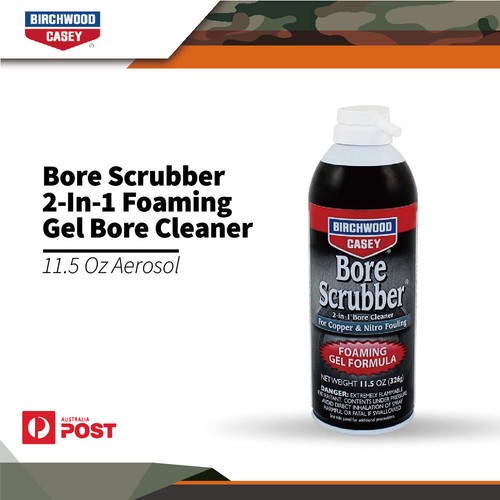 Birchwood Casey Bore Scrubber 2-in-1 Foaming Gel Bore Cleaner 11.5 Oz ...