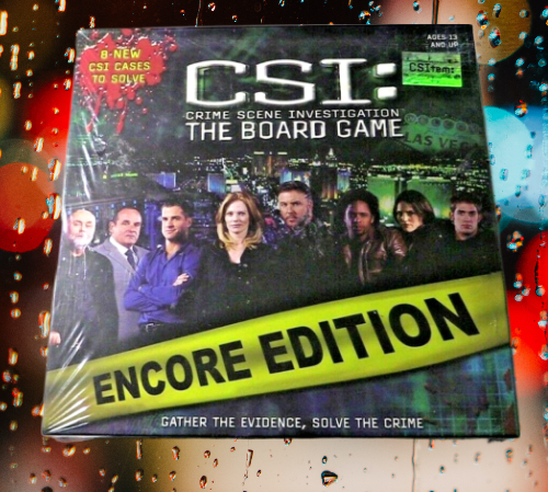 CSI: Crime Scene Investigation board game, Encore Edition 2006 NEW ...