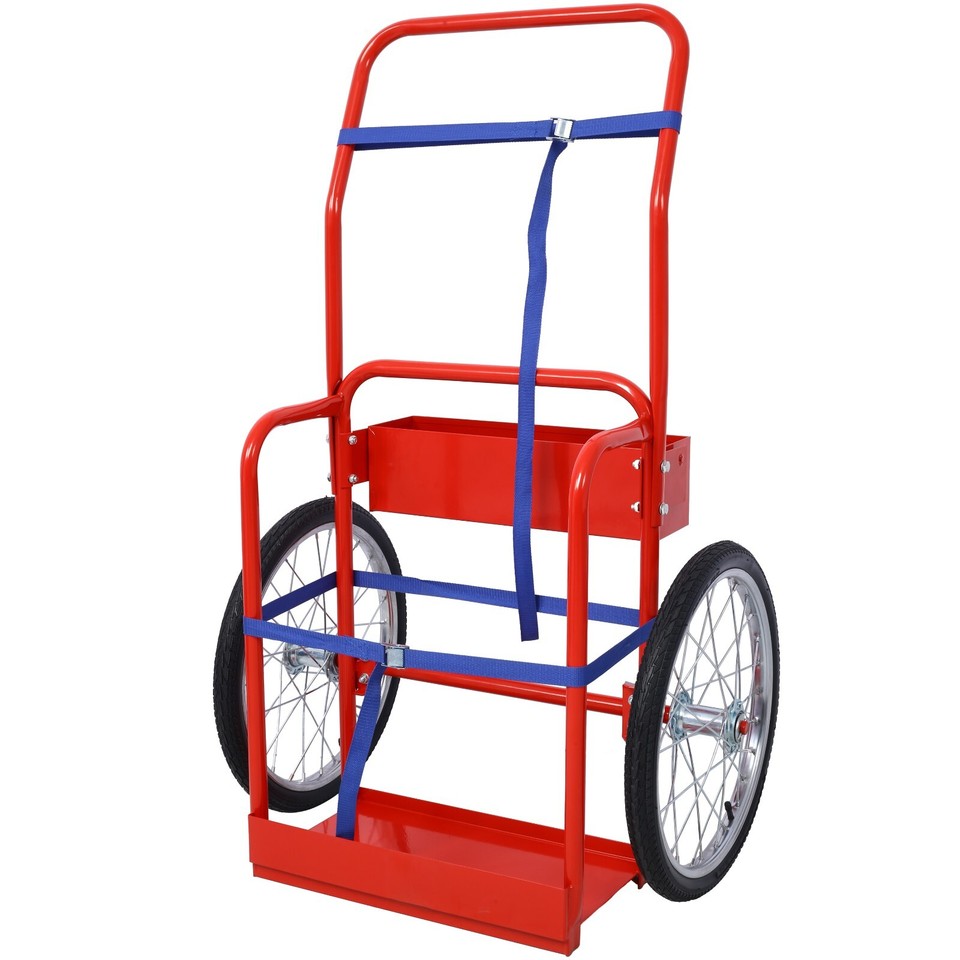 Large Dual Oxygen Tank Cart Dolly Double Cylinder Cart, Full Range ...