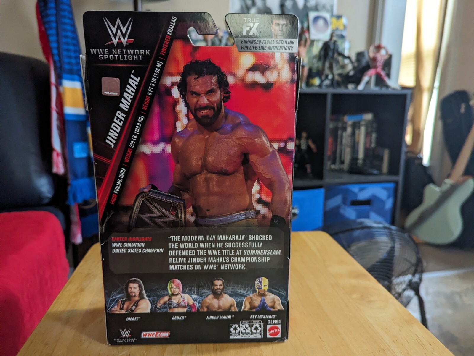 WWE MATTEL ELITE NETWORK SPOTLIGHT JINDER MAHAL COMPLETE MOC NEW W/ WWE ...
