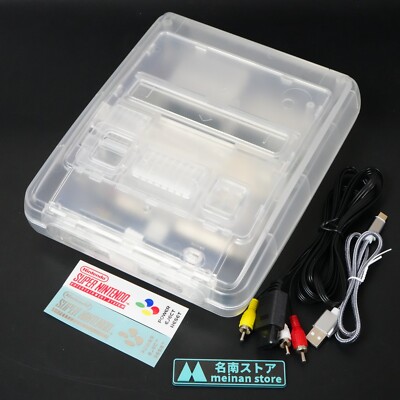 Nintendo Super Famicom Console SHVC-001 SFC SNES Translucent White ...