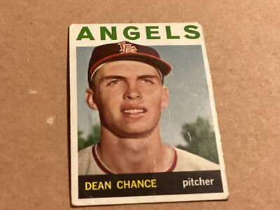 Dean Chance #32 Topps 1964 Baseball Card (Los Angeles Angels) - Good | eBay