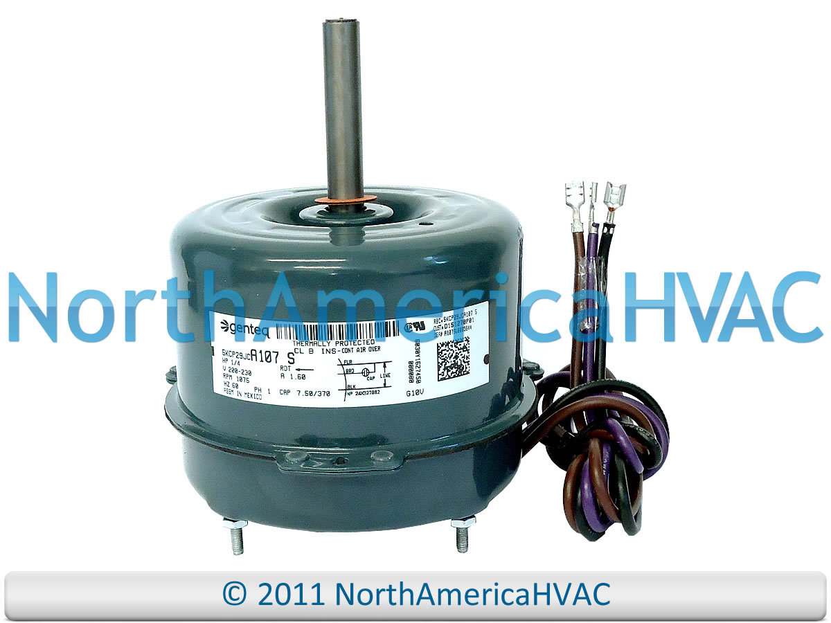 Trane American Standard Condenser FAN MOTOR 1/4 HP Fits GE Genteq ...