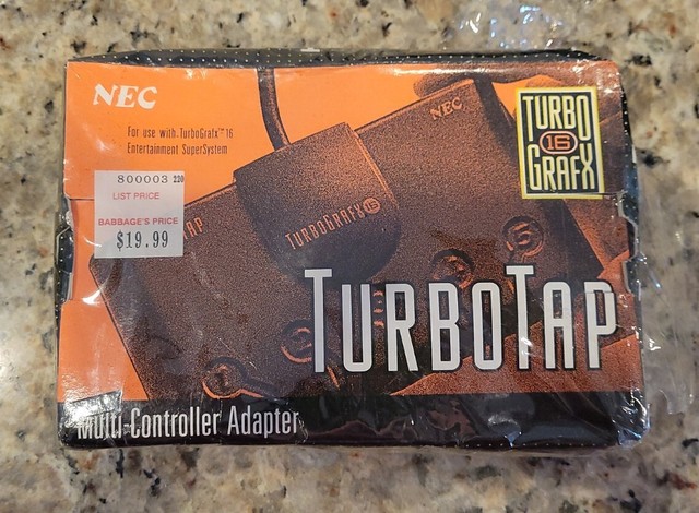 Official NEC TurboGrafx-16 TurboTap 5-Port MultiTap (HES-TAP-01 ...
