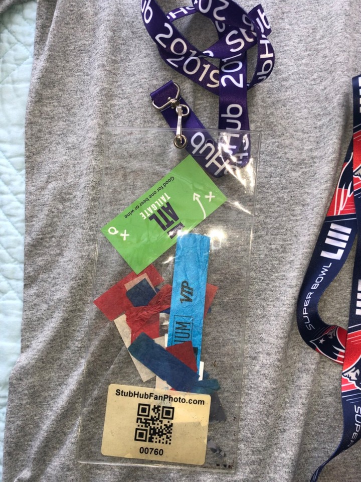 2019 Super Bowl 53 LIII Ticket Patriots ,Rams ,Tom Brady ,Edelman Lot ...